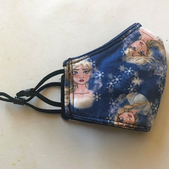 Disney | Accessories | Disney Frozen Elsa Adjustable Face Mask ...